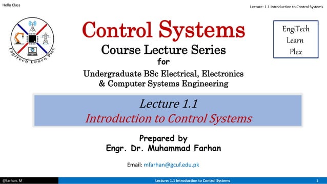 Intro to control system | PPT