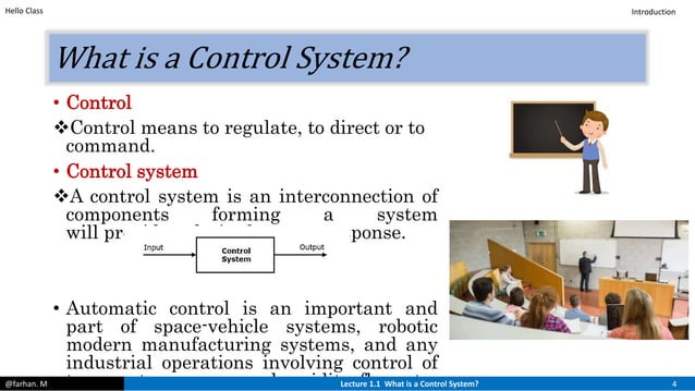 Intro to control system | PPT