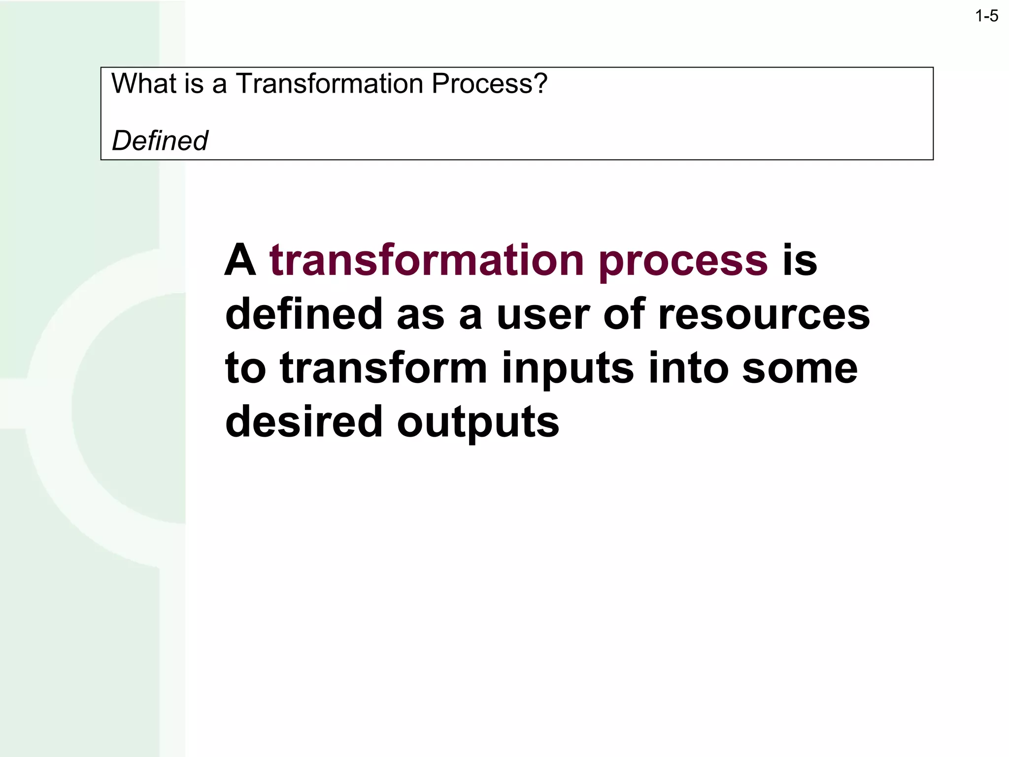 1. Introduction to Operations Management.ppt | Logistics | Business