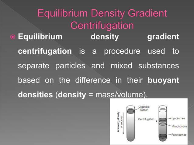 1. cell fractionation.pptx | Chemistry | Science