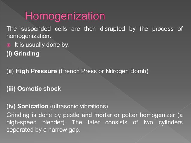 1. cell fractionation.pptx | Chemistry | Science
