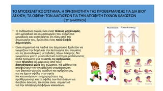 ΤΟ ΜΥΟΣΚΕΛΕΤΙΚΟ ΣΥΣΤΗΜΑ, Η ΧΡΗΣΙΜΟΤΗΤΑ ΤΗΣ ΠΡΟΘΕΡΜΑΝΣΗΣ ΓΙΑ ΔΙΑ ΒΙΟΥ ...