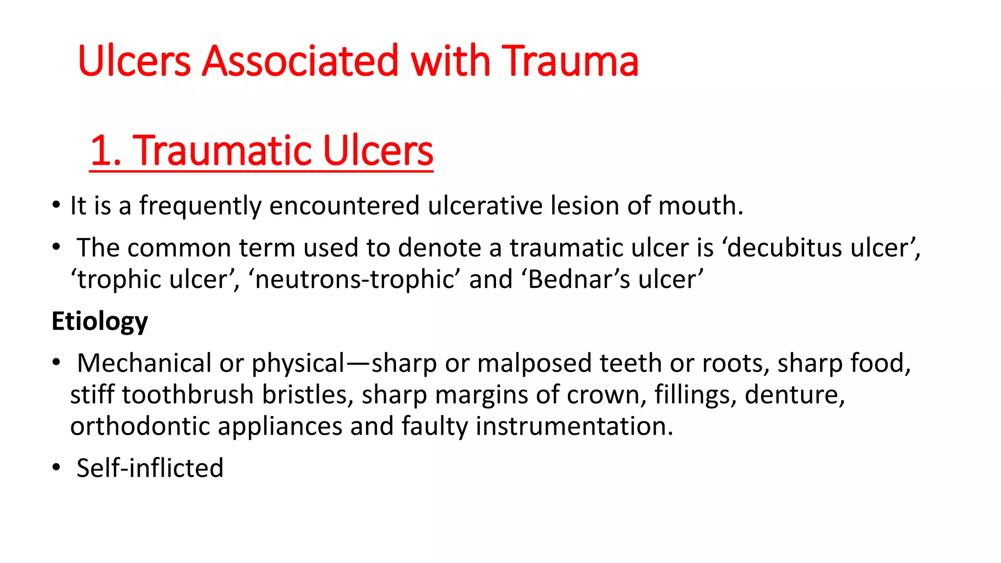 Ulcerative, Vesicular and Bullous Lesions.pptx