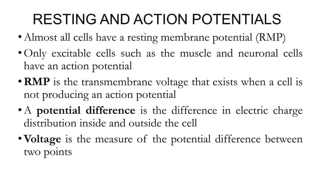 1. Resting Membrane Potential.pptx | Chemistry | Science