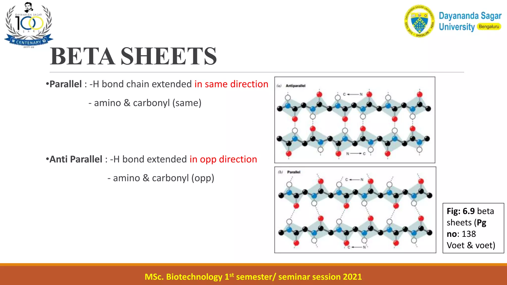 types of secondary structure and super secondary structure of protein ...