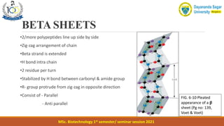 types of secondary structure and super secondary structure of protein ...