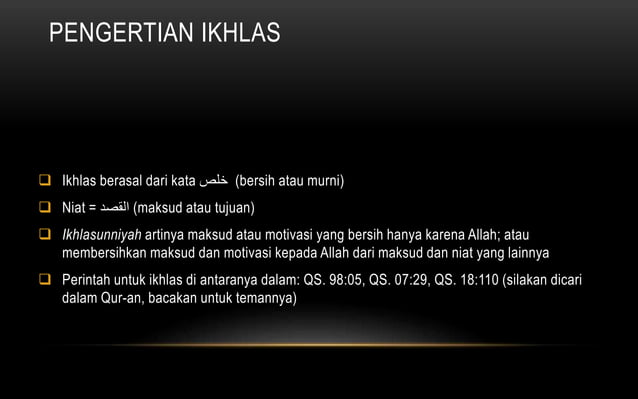 1. IKHLAS dalam beramal.pptx