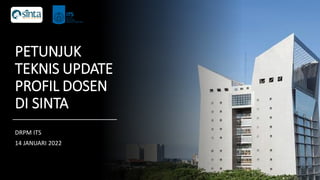 Juknis Update Profil SINTA DOSEN | PDF