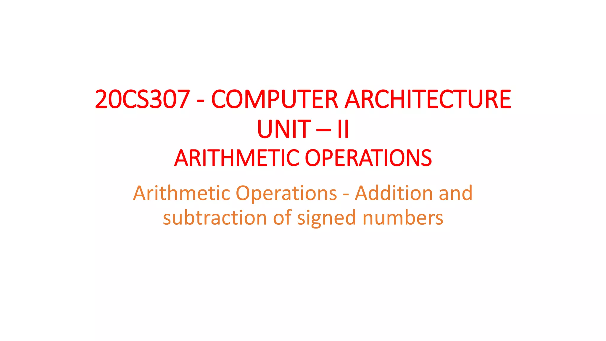 1. Arithmetic Operations - Addition and subtraction of signed numbers.pptx