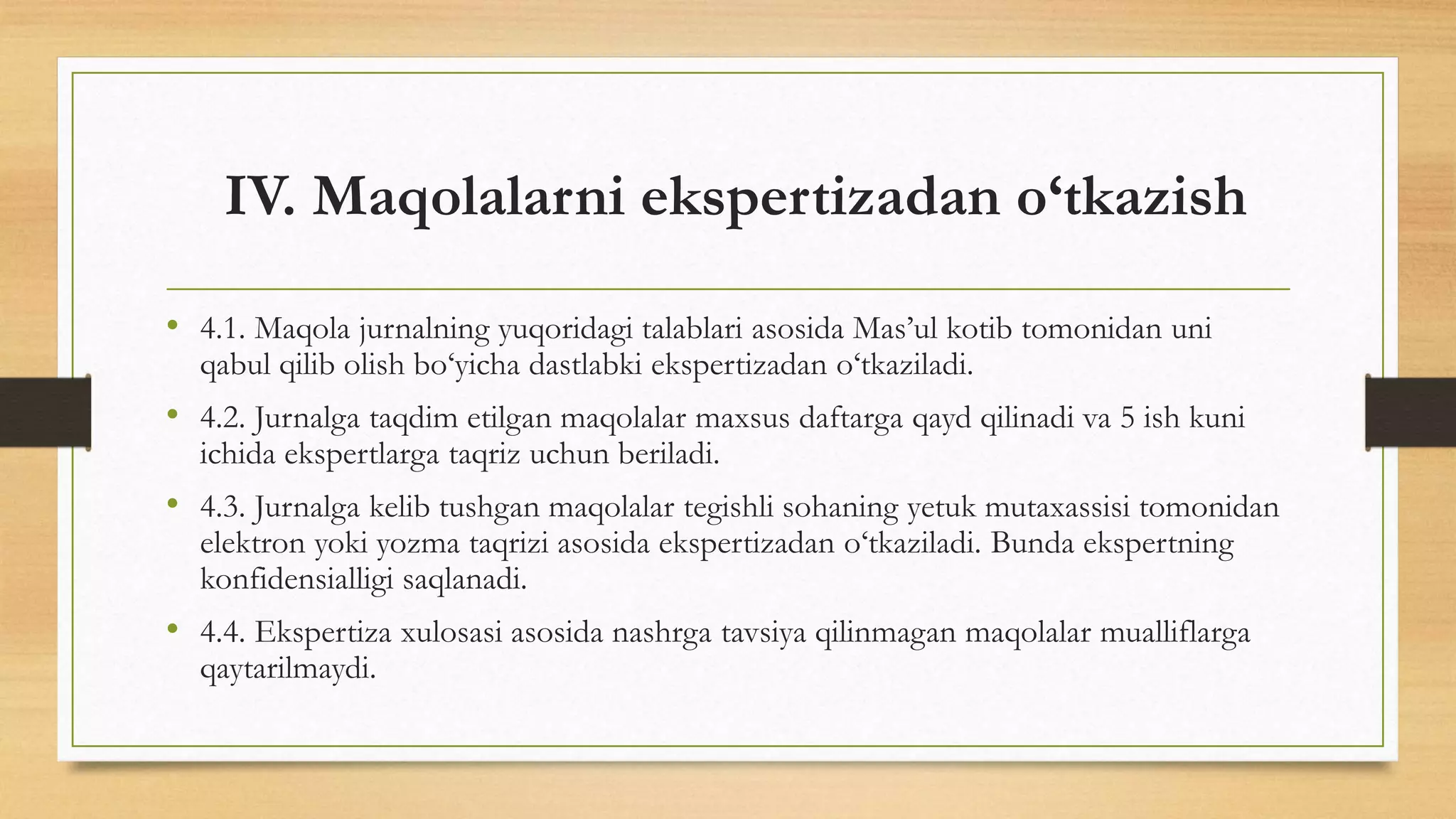 1. Ilmiy maqolani yozish va rasmiylashtirish tartibi.pptx