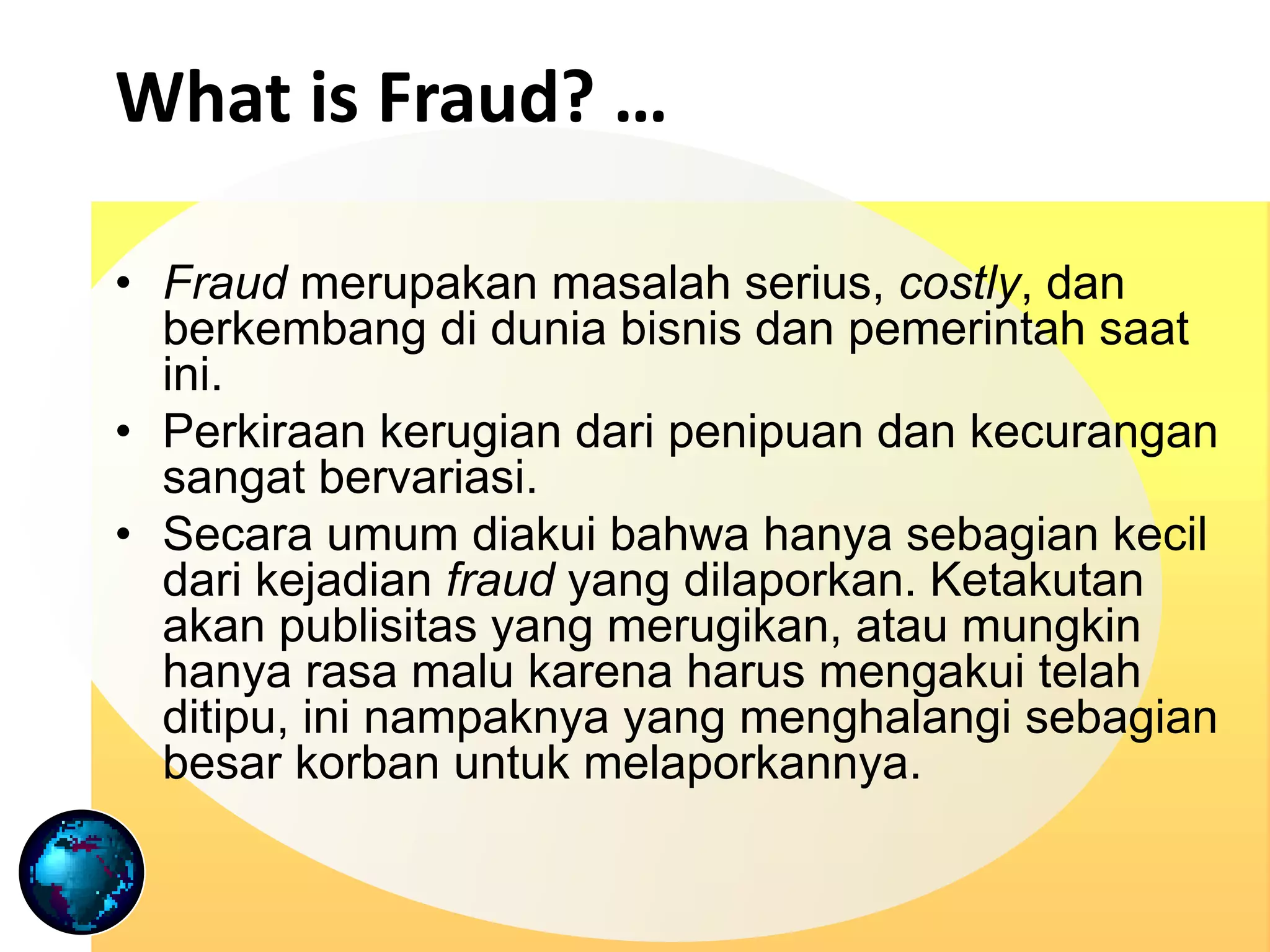 Overview_ Fraud Risk Management _Training "FRAUD & INVESTIGATIVE ...
