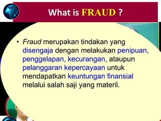 Overview_ Fraud Risk Management _Training "FRAUD & INVESTIGATIVE ...