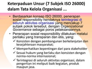 Pengantar ISO 26000-2010 _Guidance CSR dan ComDev _Training "CSR ...