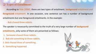 Presupposition and Entailment | PPTX