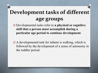 Developmental tasks.pptx | Physical Therapy | Wellness