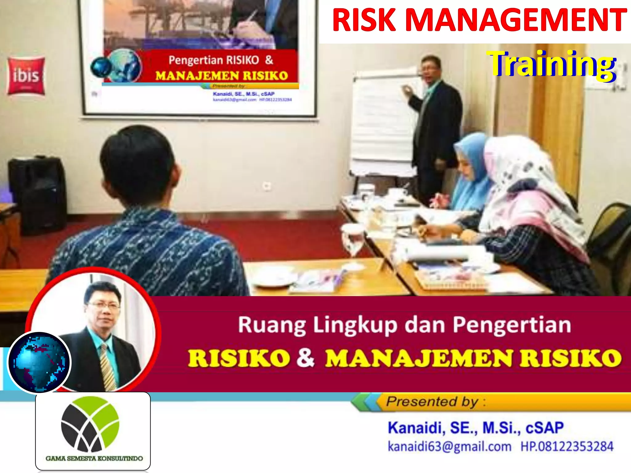 Ruang Lingkup & Pengertian Umum Risiko & Manajemen Risiko _Training ...