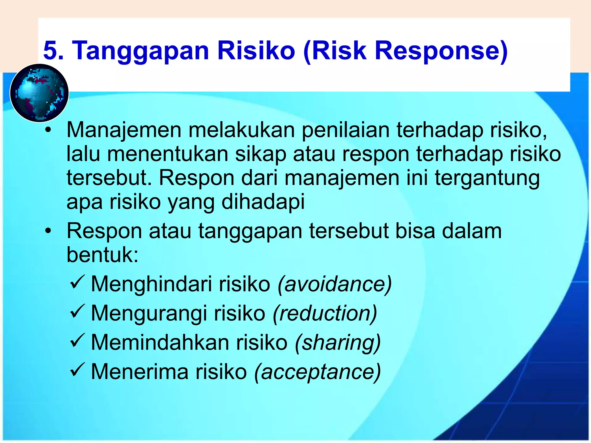 Ruang Lingkup & Pengertian Umum Risiko & Manajemen Risiko _Training ...