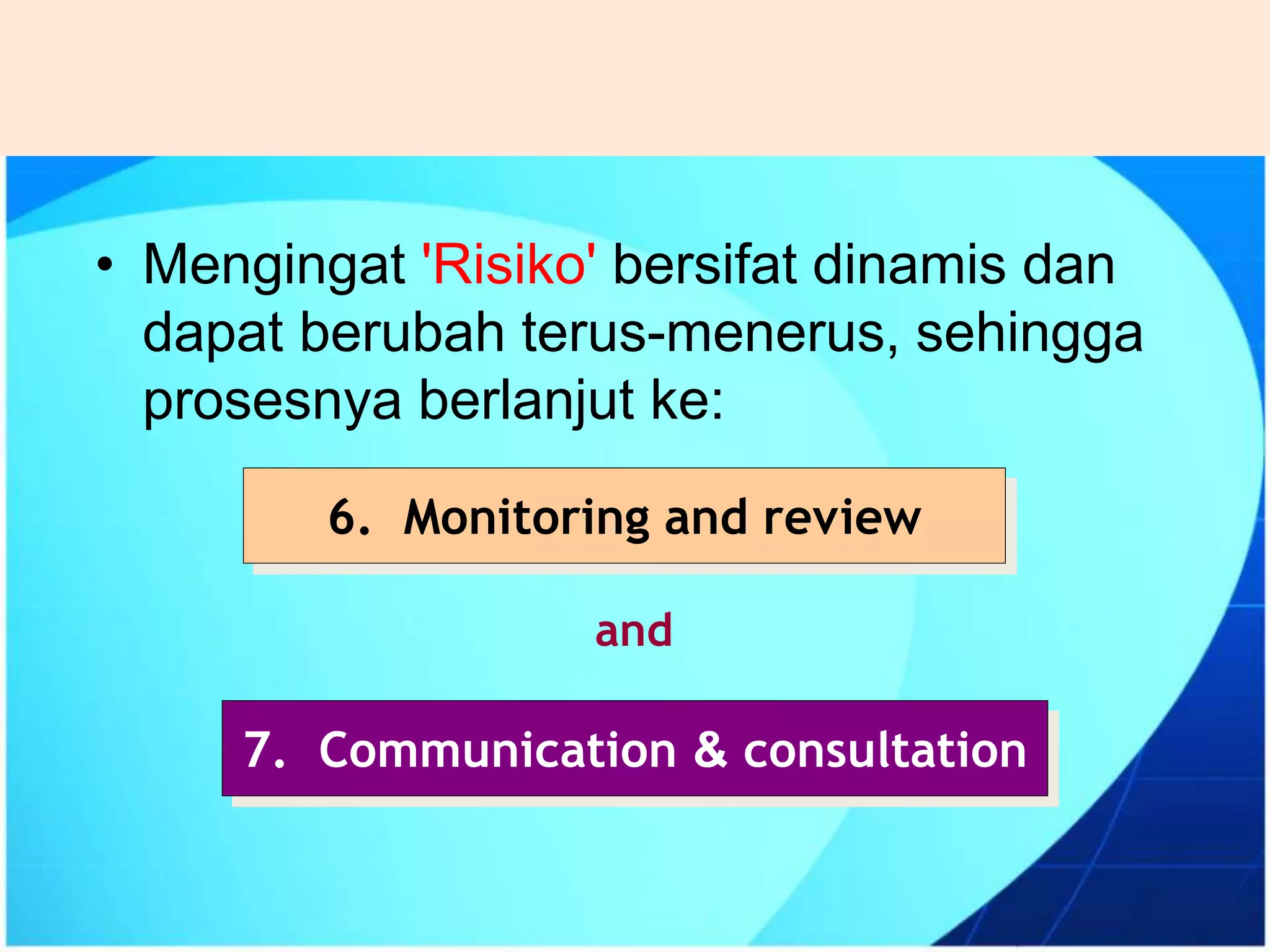 Ruang Lingkup & Pengertian Umum Risiko & Manajemen Risiko _Training ...