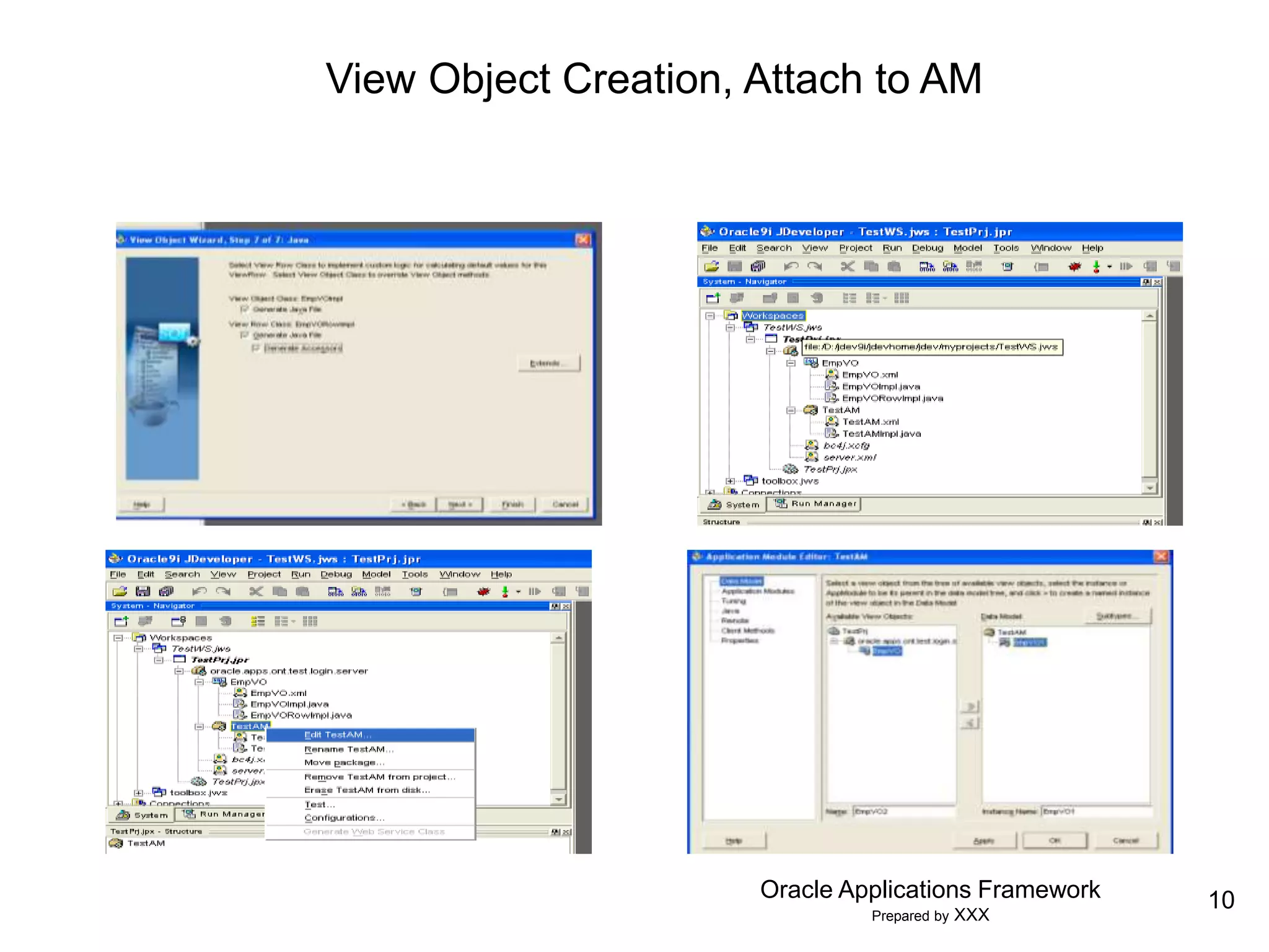 1.OAF Custom Page Screen Shots.ppt | Databases | Computer Software and Applications