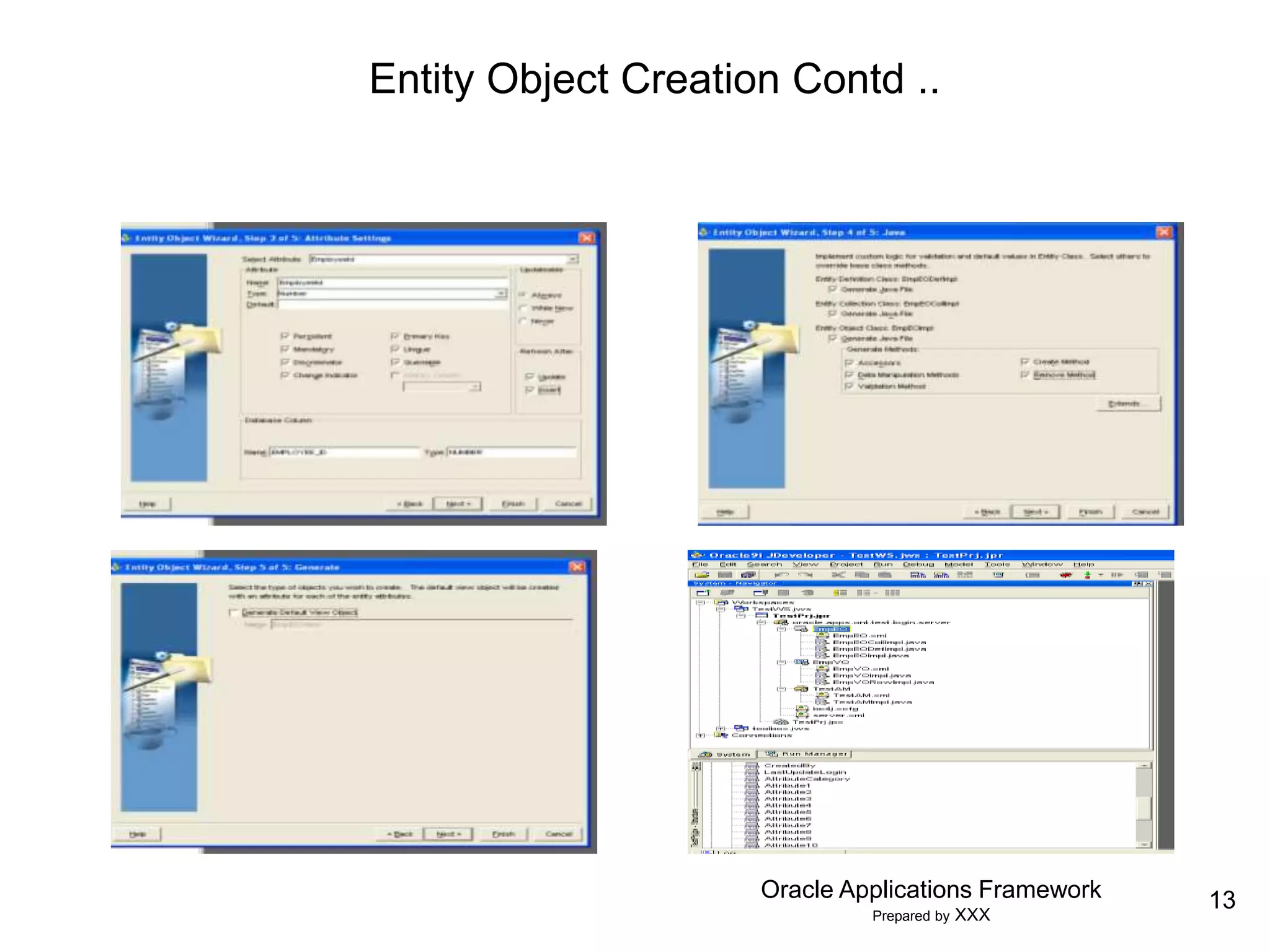 1.OAF Custom Page Screen Shots.ppt | Databases | Computer Software and Applications