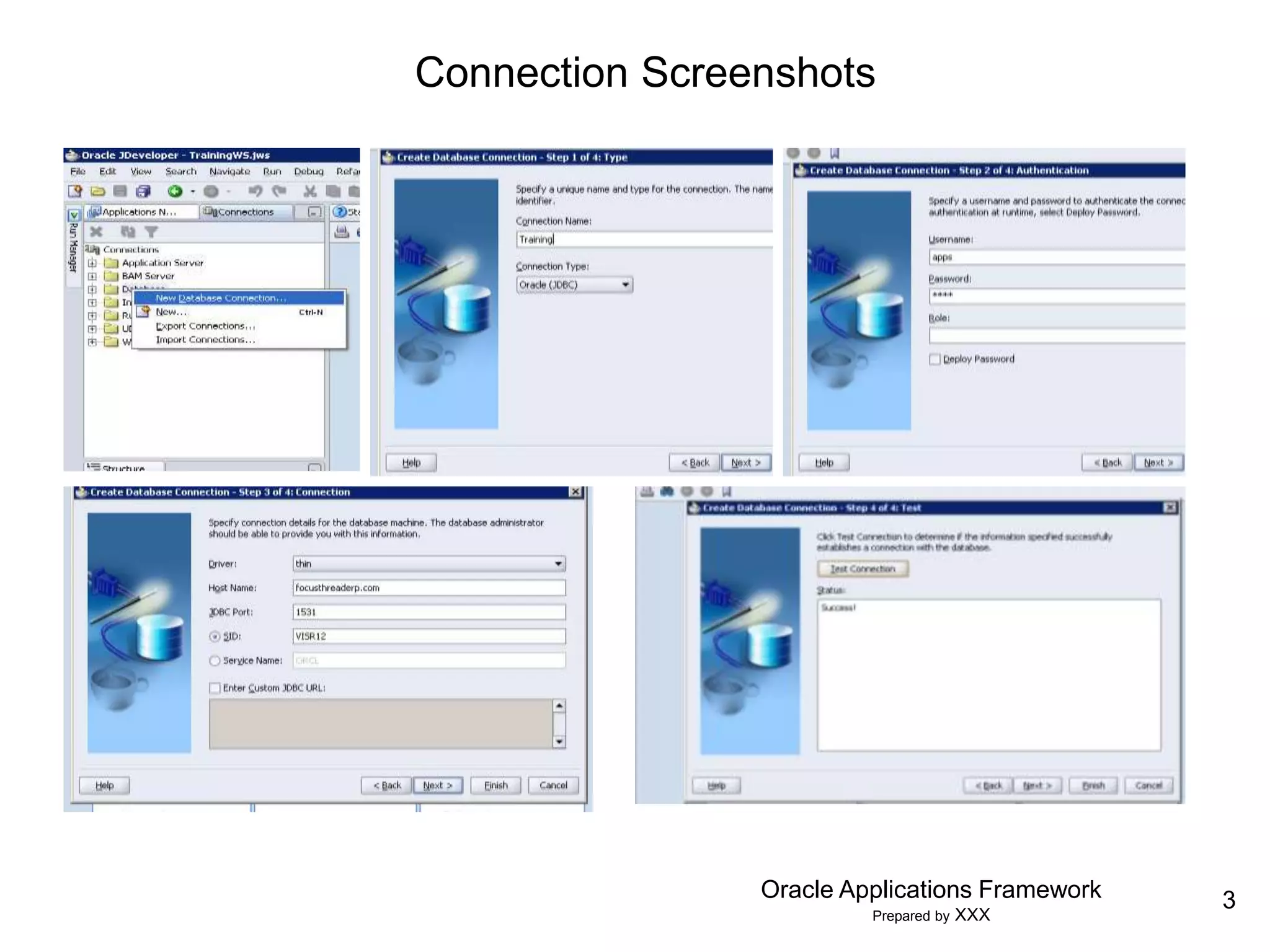 1.OAF Custom Page Screen Shots.ppt | Databases | Computer Software and Applications