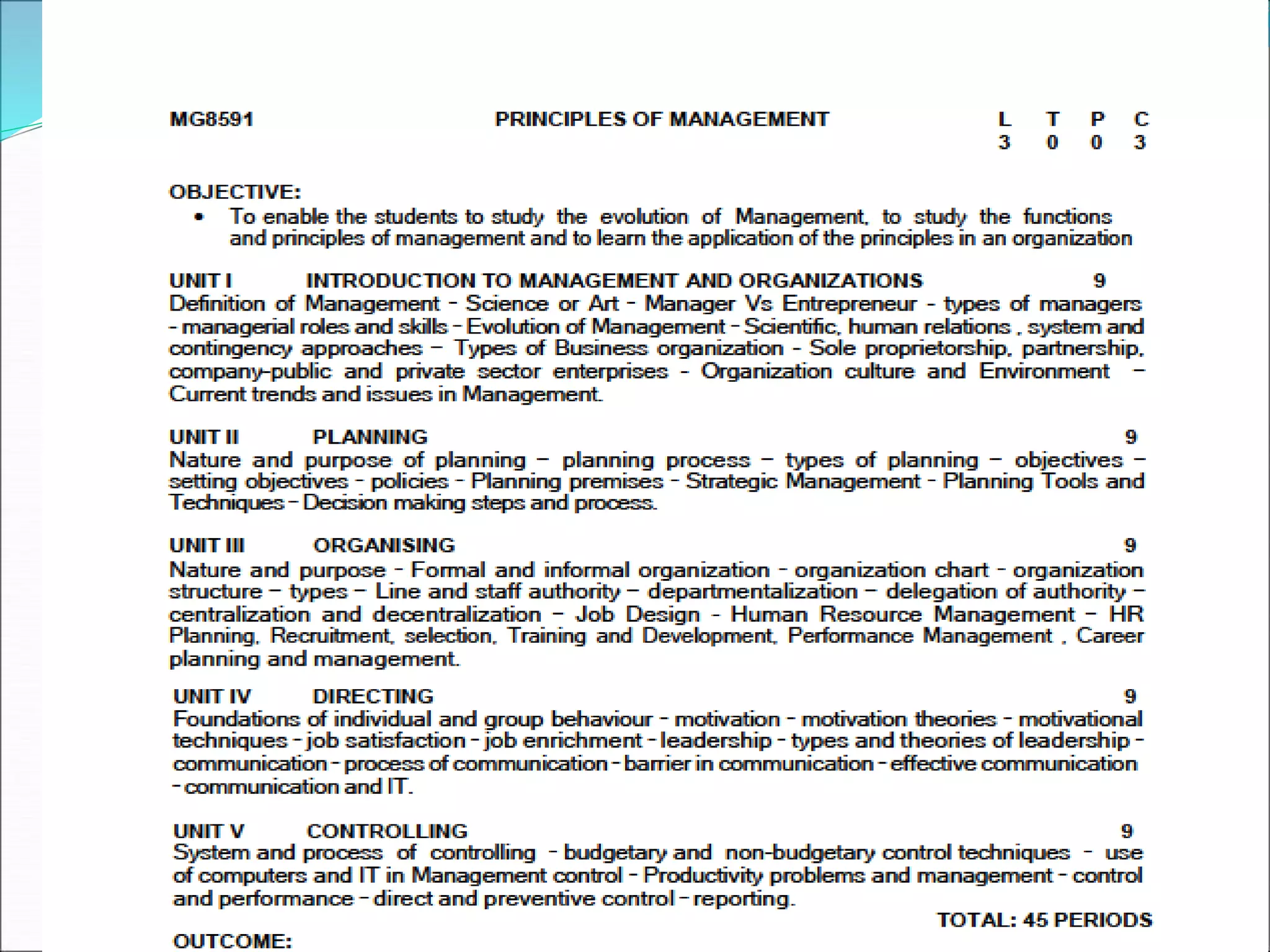 POM- UNIT-1 Overview of Management.ppt
