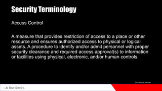 Introduction to Security | PPT