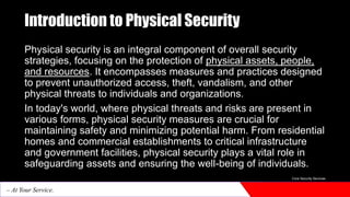 Introduction to Security | PPTX