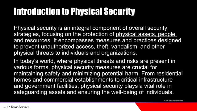 Introduction to Security | PPTX | Home Security | Home & Garden