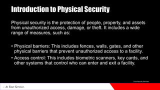 Introduction to Security | PPTX