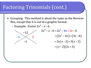 1.5 Quadratic Equations (Review) | PPT