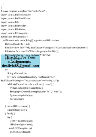 1. JUnit test for method toString() in SalariedEmployee -import or.pdf