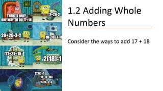 Adding Whole Numbers | PPTX