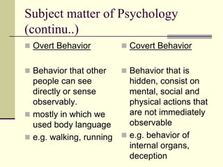 Introduction to psychology.ppt