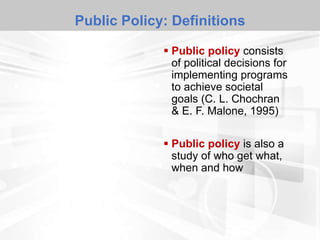 1. What Is Public Policy Why Study It.ppt