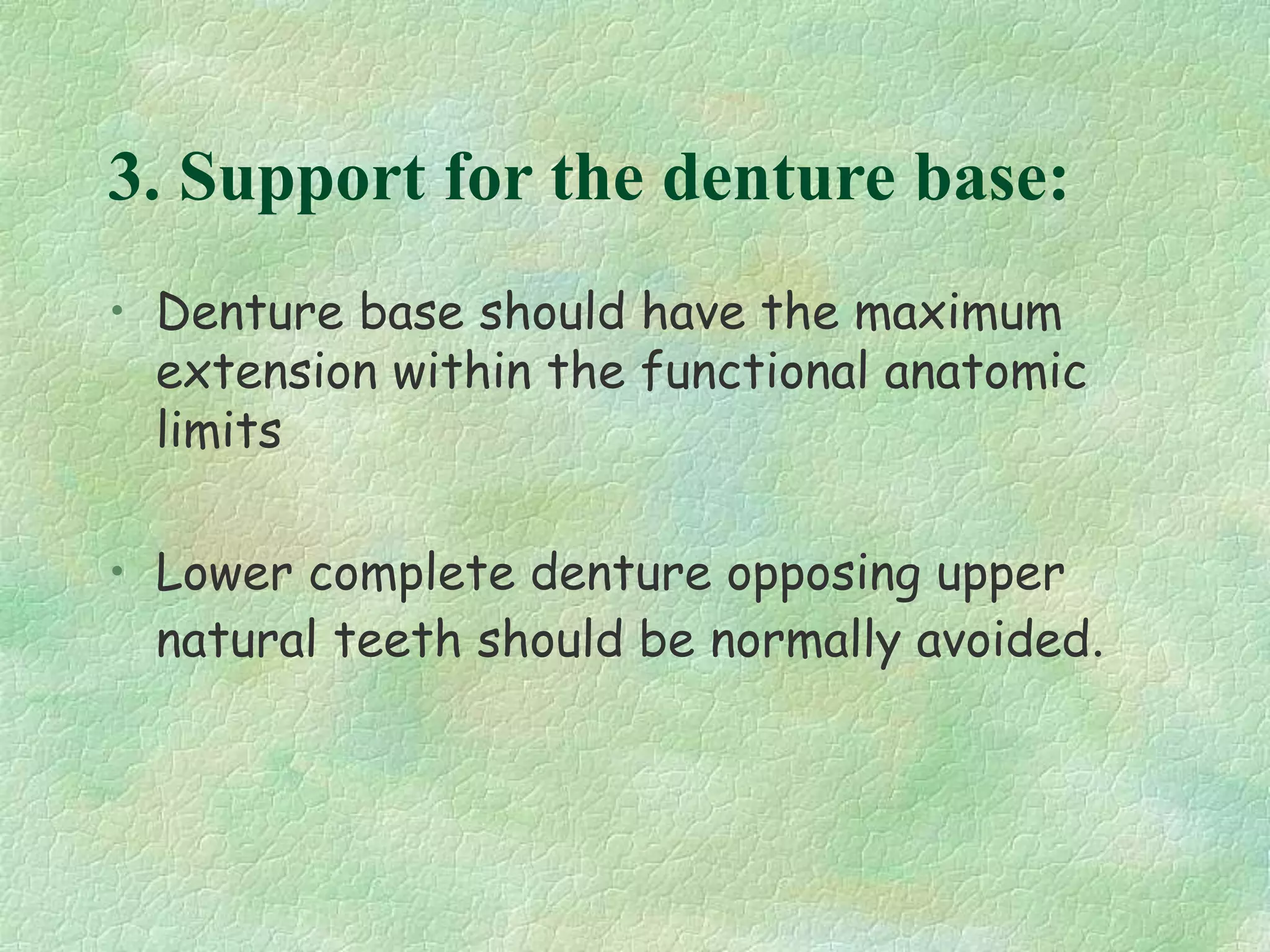 Single complete denture | PPT