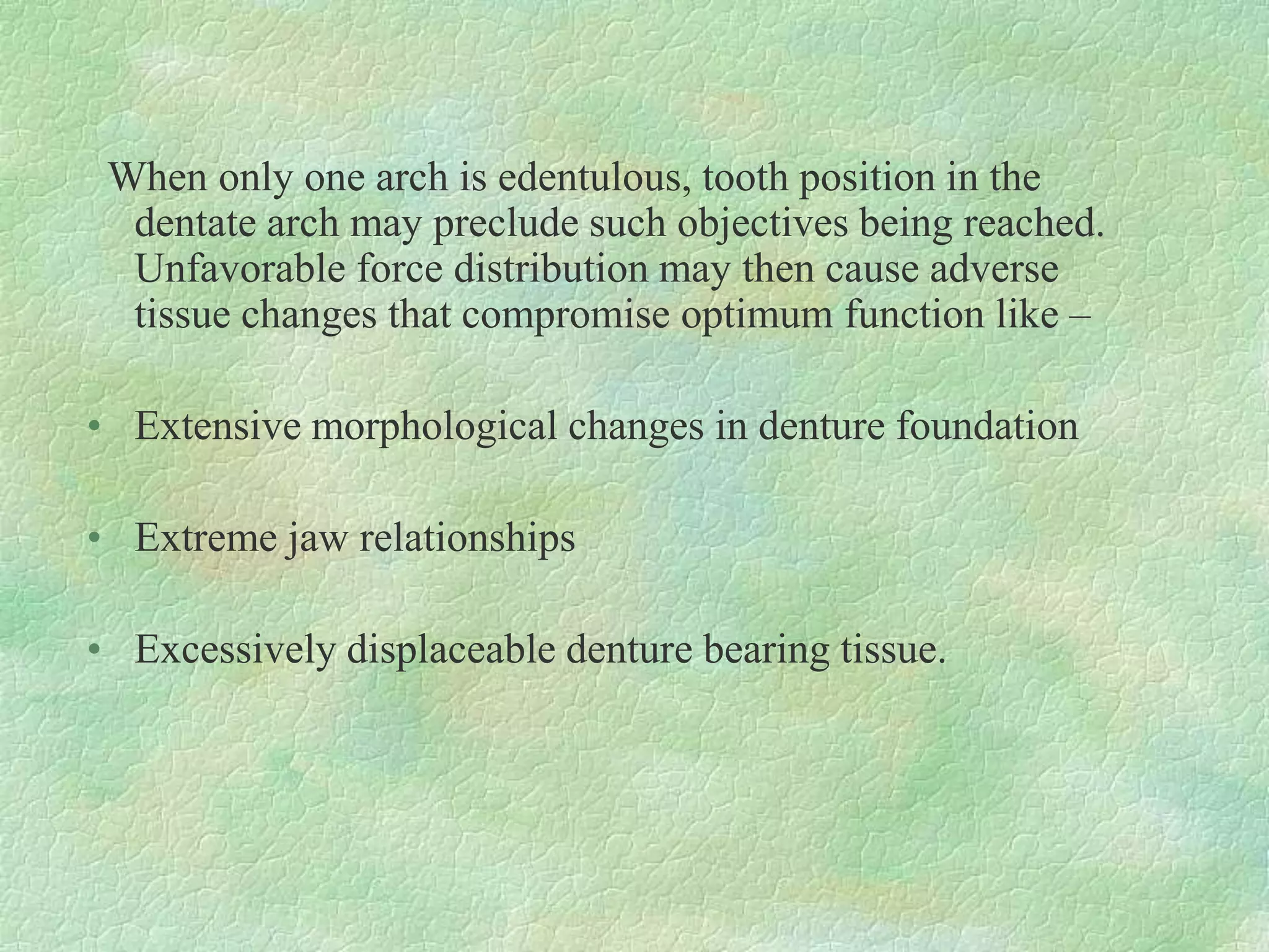 Single complete denture | PPT