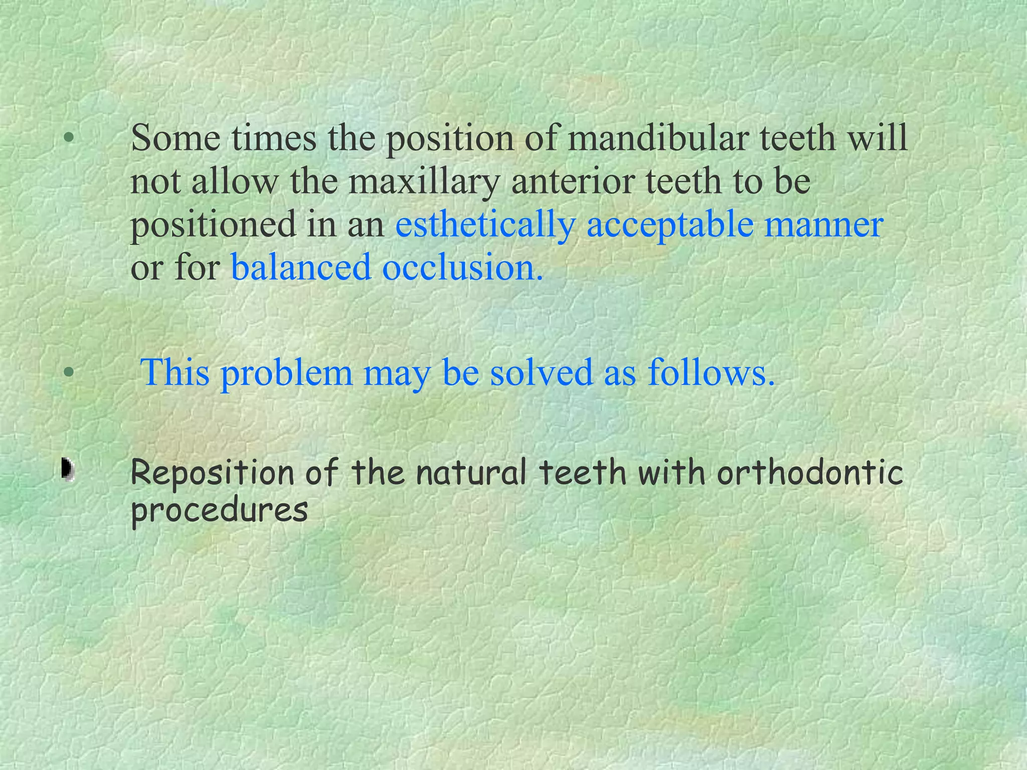 Single complete denture | PPT