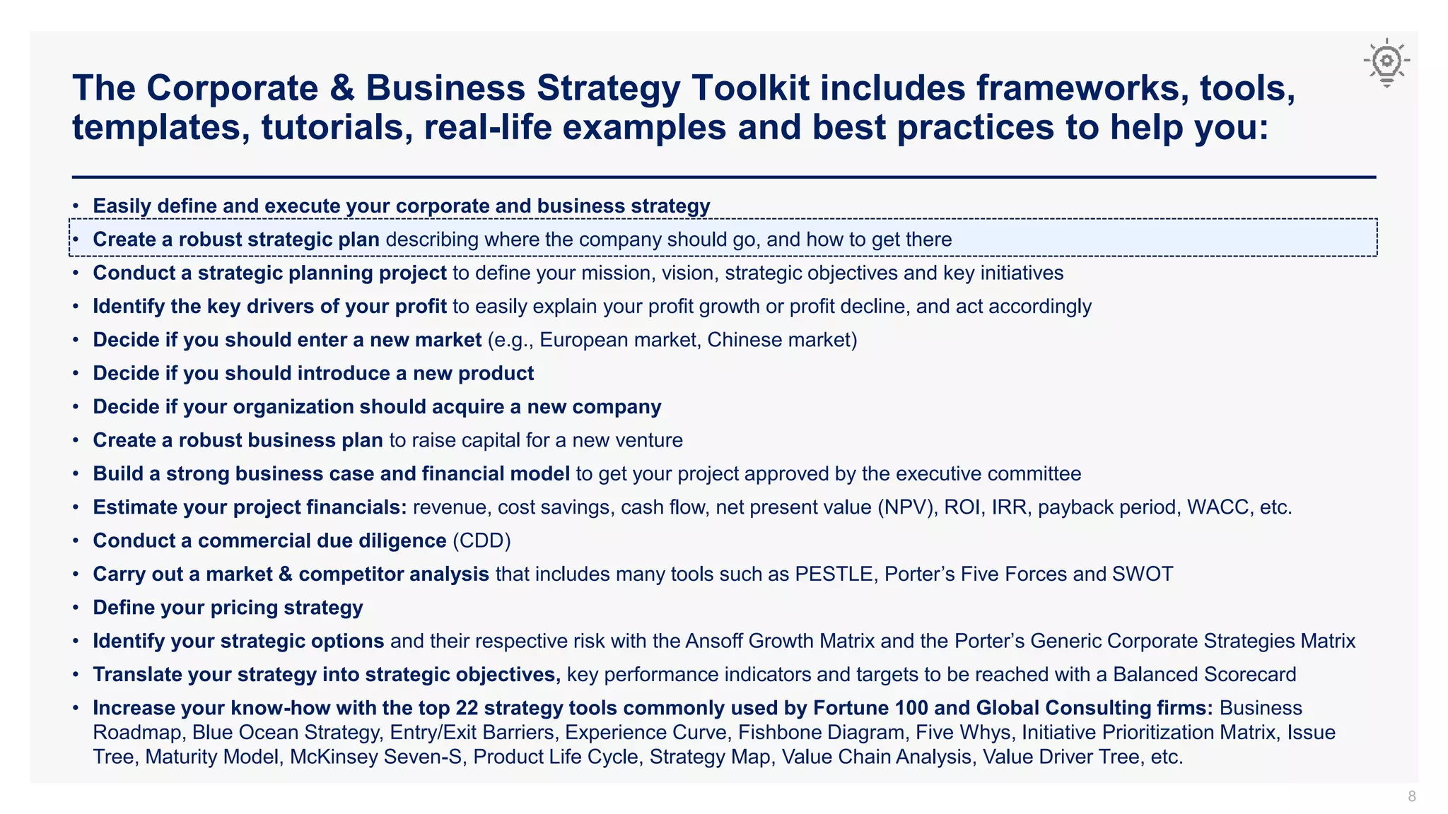 1. Business and Consulting Toolkits - Sample.pptx