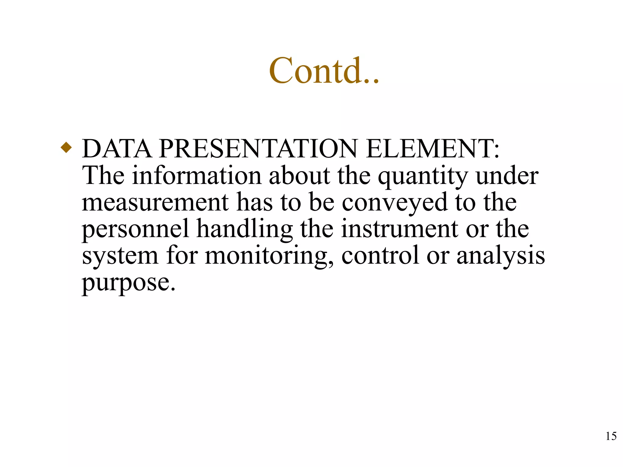 MR3491 SENSORS AND INSTRUMENTATION ( UNIT-I INTRODUCTION) | PPTX