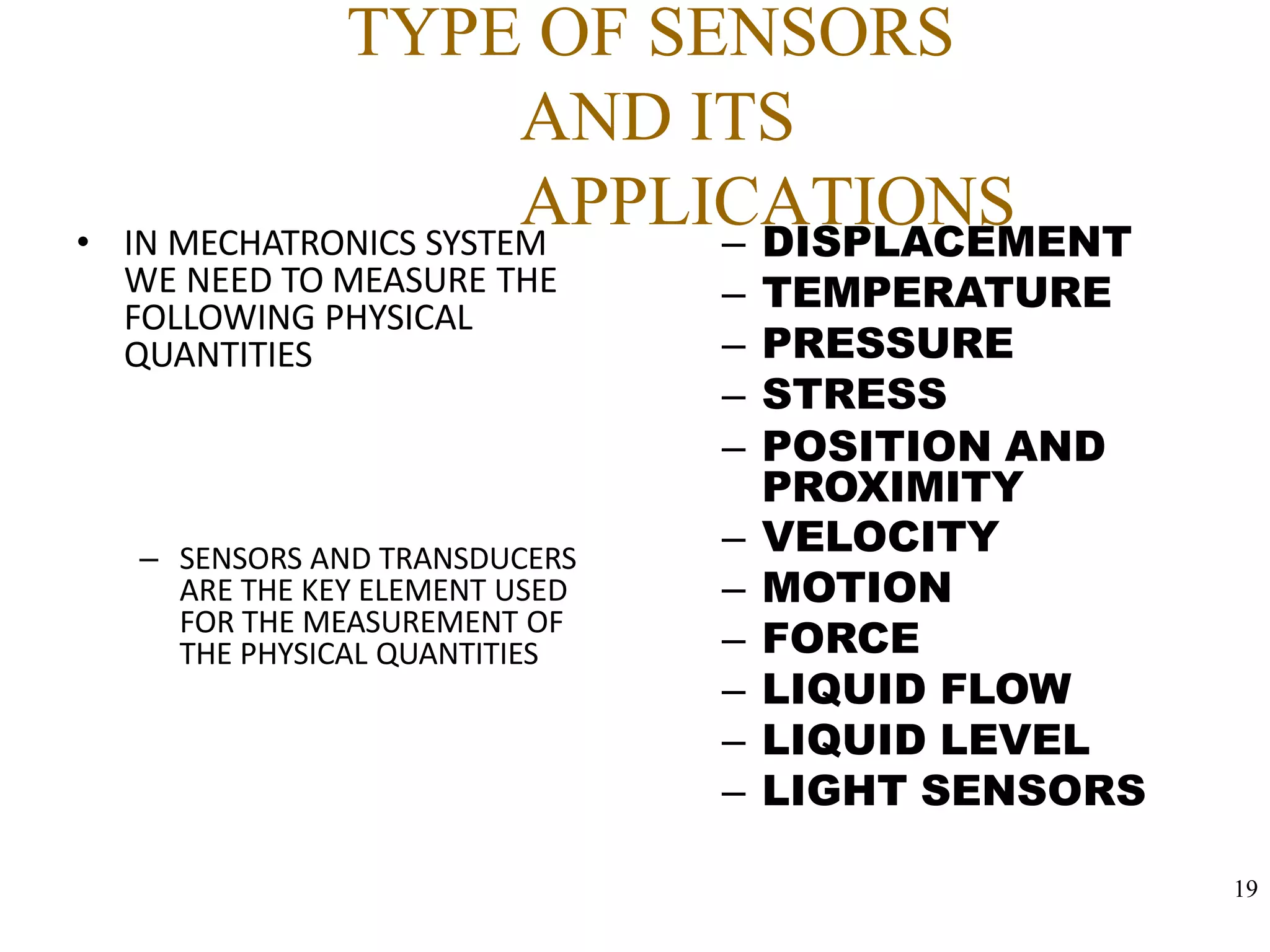 MR3491 SENSORS AND INSTRUMENTATION ( UNIT-I INTRODUCTION) | PPTX | Physics | Science