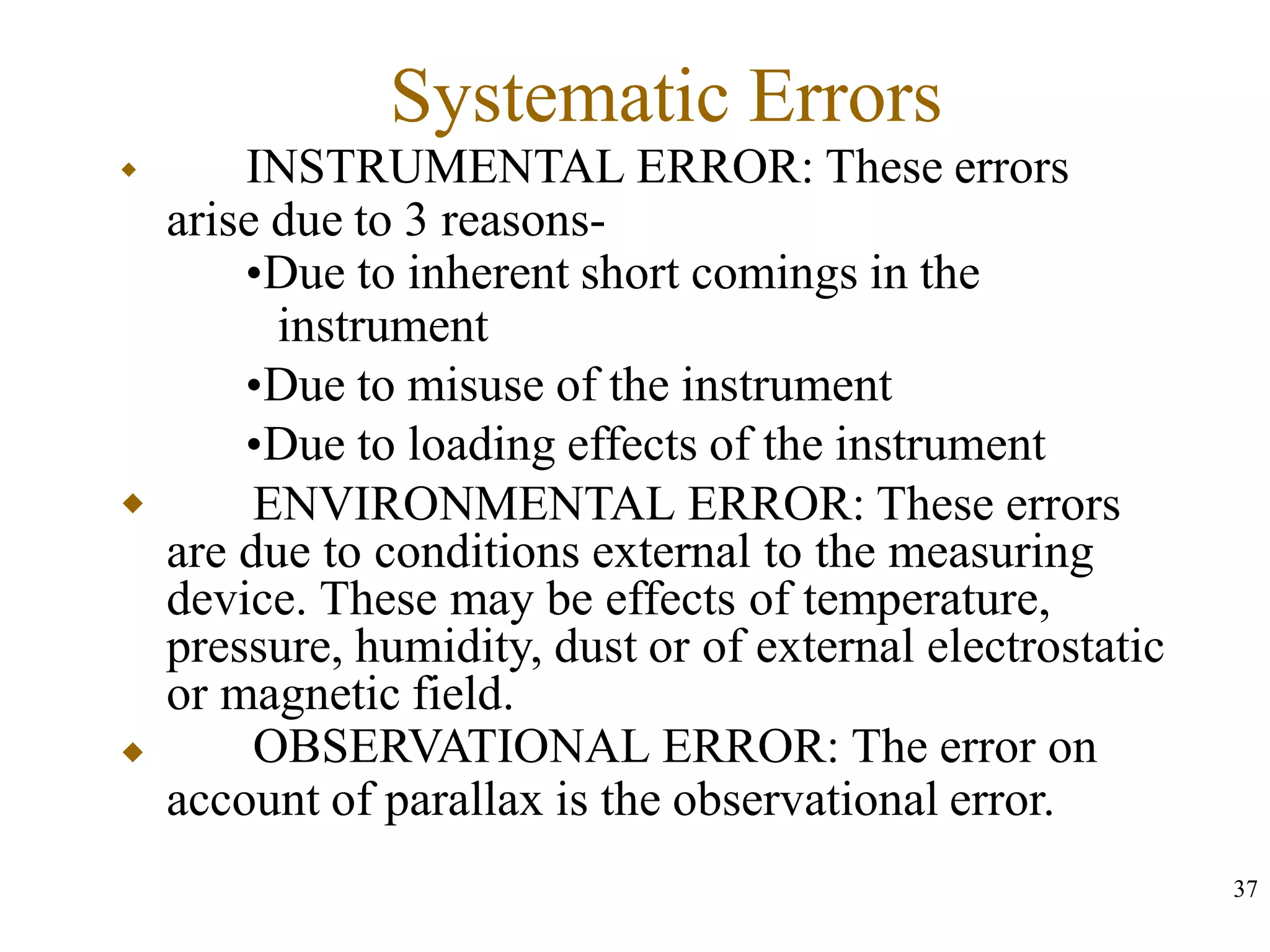 MR3491 SENSORS AND INSTRUMENTATION ( UNIT-I INTRODUCTION) | PPTX | Physics | Science