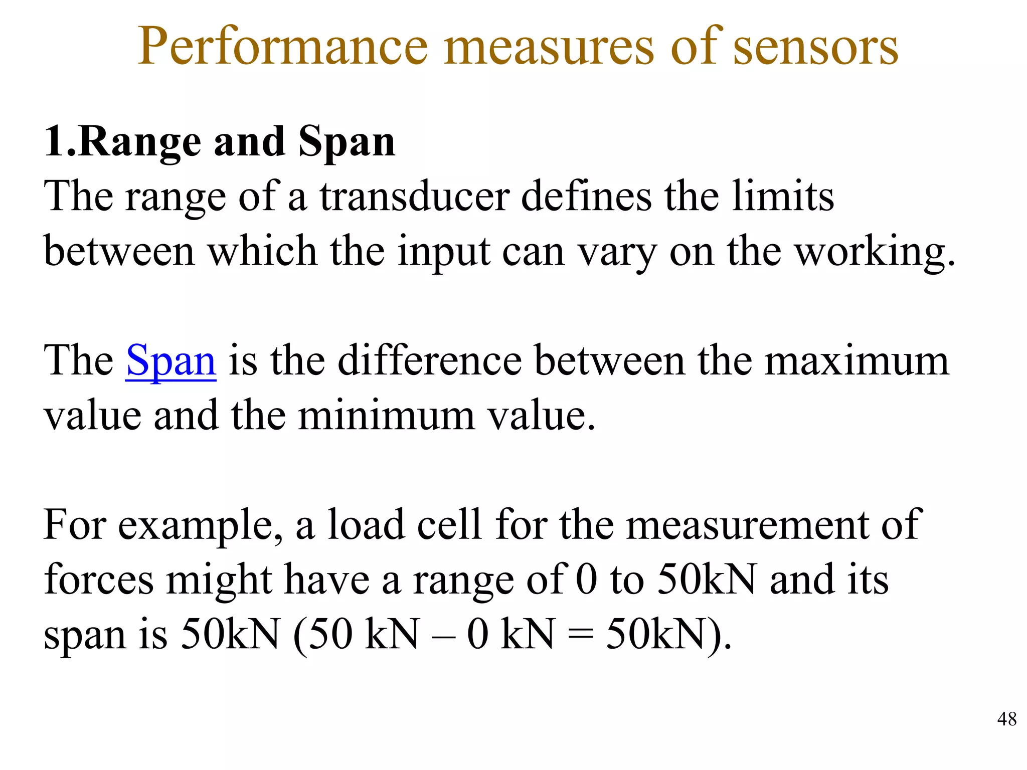 MR3491 SENSORS AND INSTRUMENTATION ( UNIT-I INTRODUCTION) | PPTX