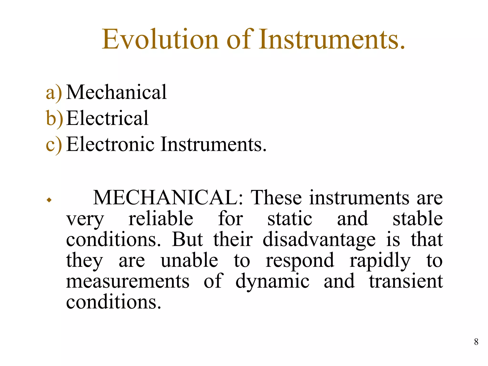 MR3491 SENSORS AND INSTRUMENTATION ( UNIT-I INTRODUCTION) | PPTX