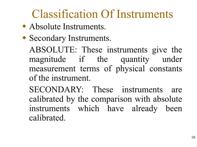 MR3491 SENSORS AND INSTRUMENTATION ( UNIT-I INTRODUCTION) | PPTX ...
