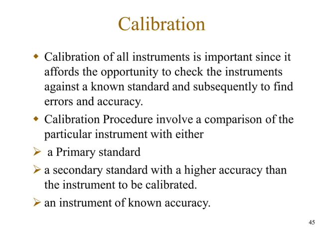 MR3491 SENSORS AND INSTRUMENTATION ( UNIT-I INTRODUCTION) | PPTX ...