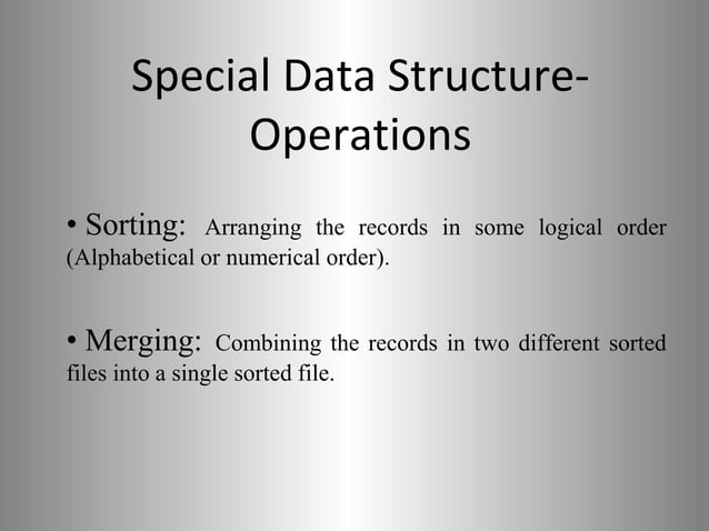11 Introduction To Data Structuresppt Programming Languages Computing