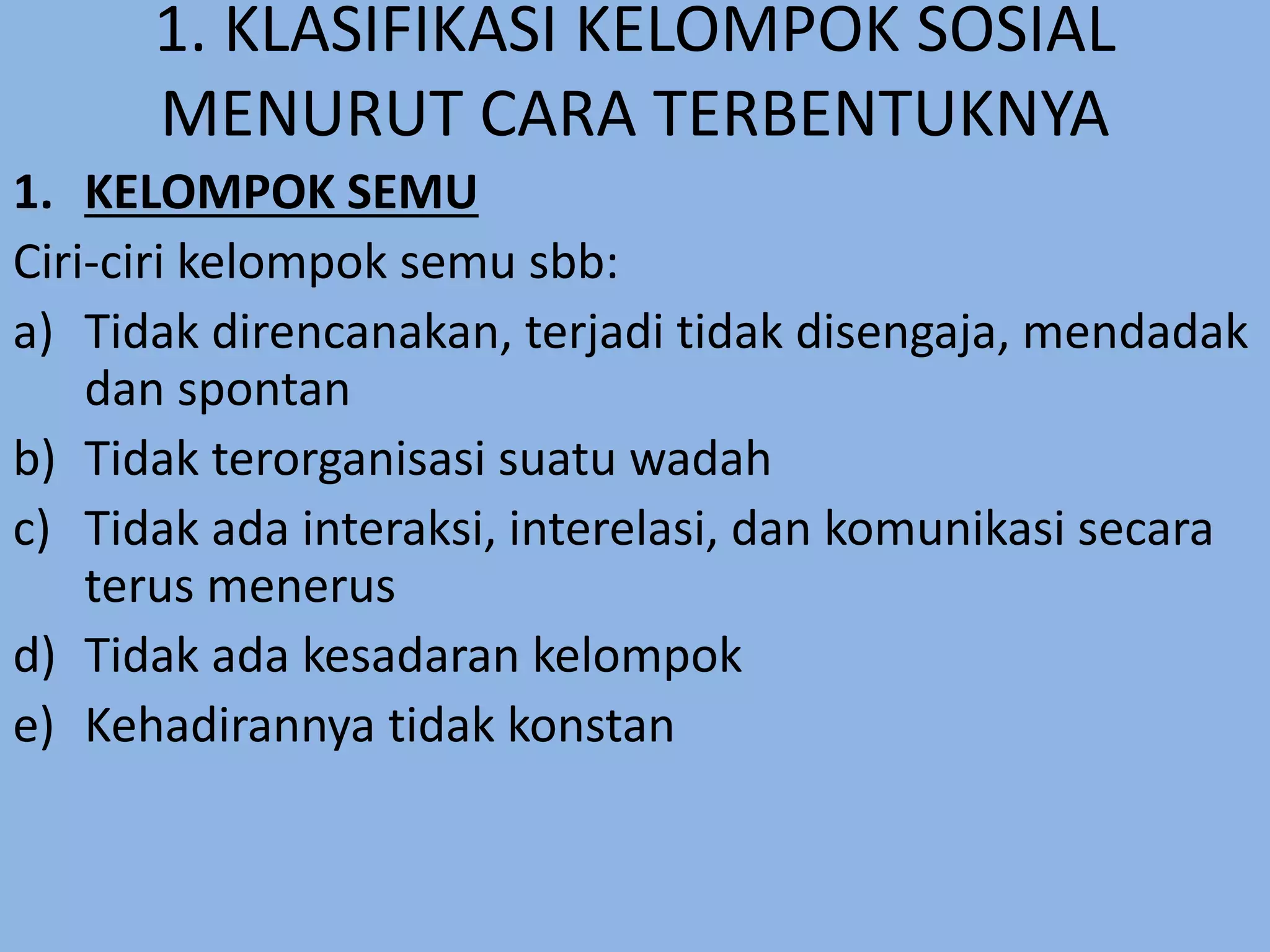 kelompok semu | PPTX
