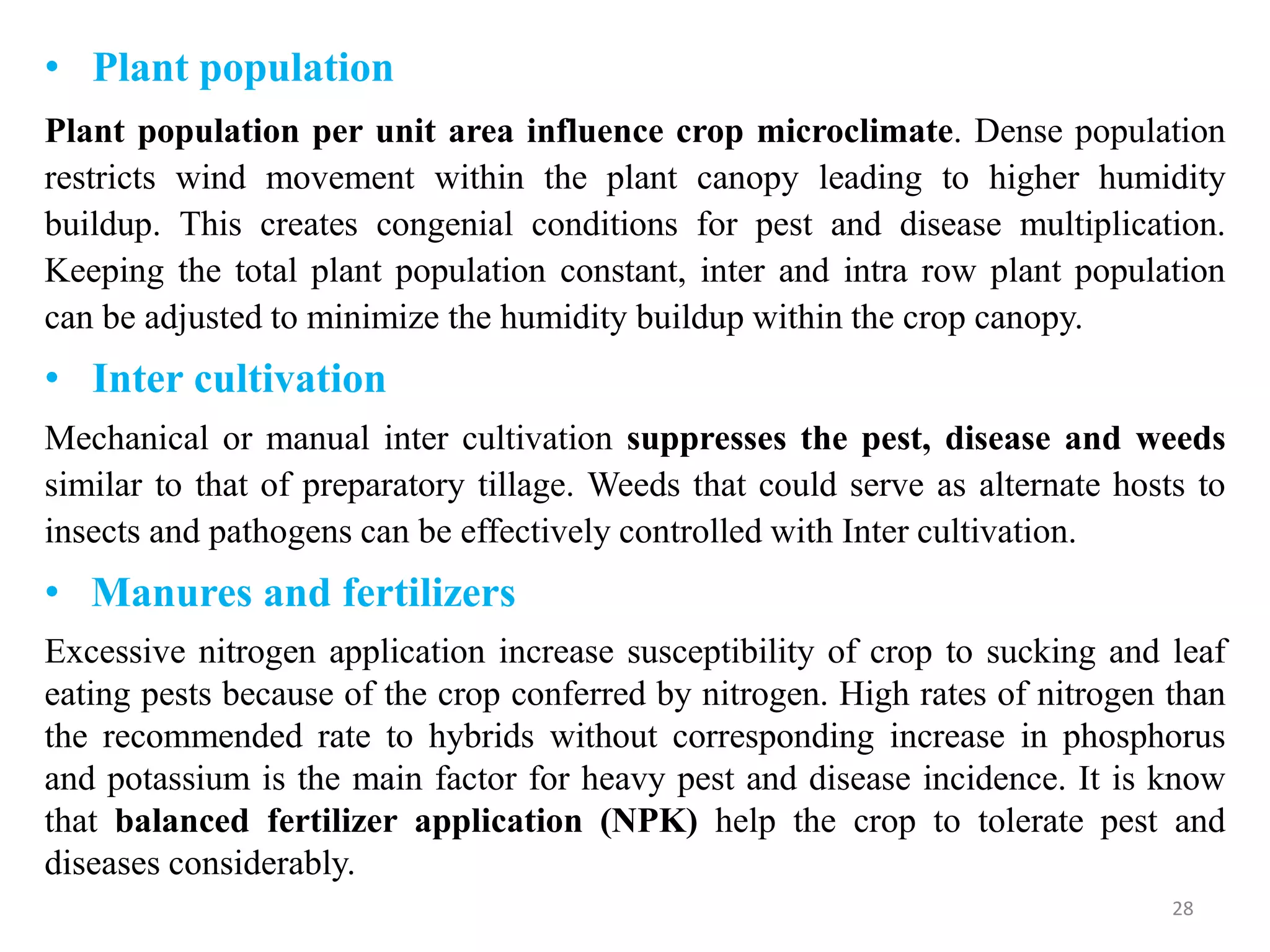 Role of sustainable Agriculture on Farming Systems | PPTX