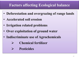 Role of sustainable Agriculture on Farming Systems | PPTX